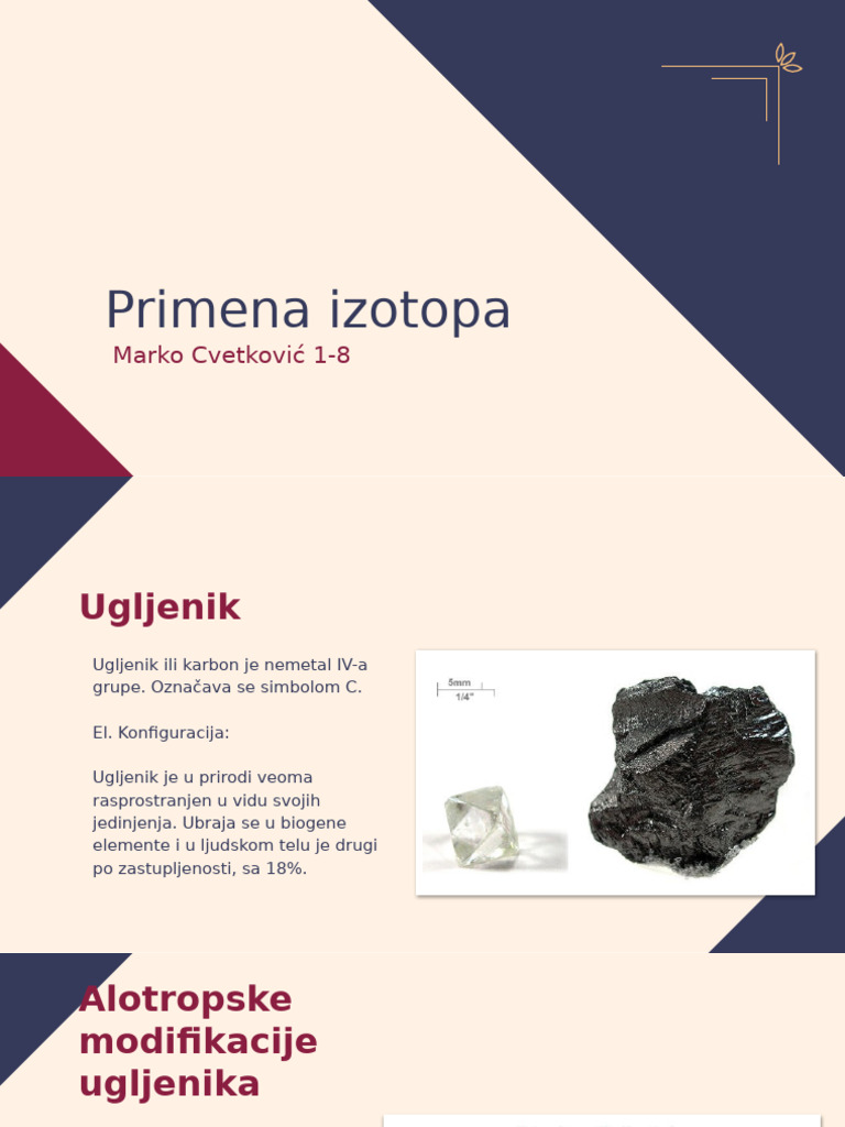 Primena Izotopa | PDF