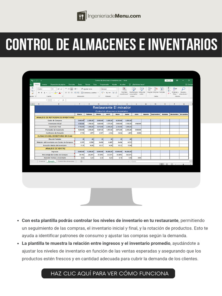 Instrucciones - Control de Almacenes e Inventarios | PDF