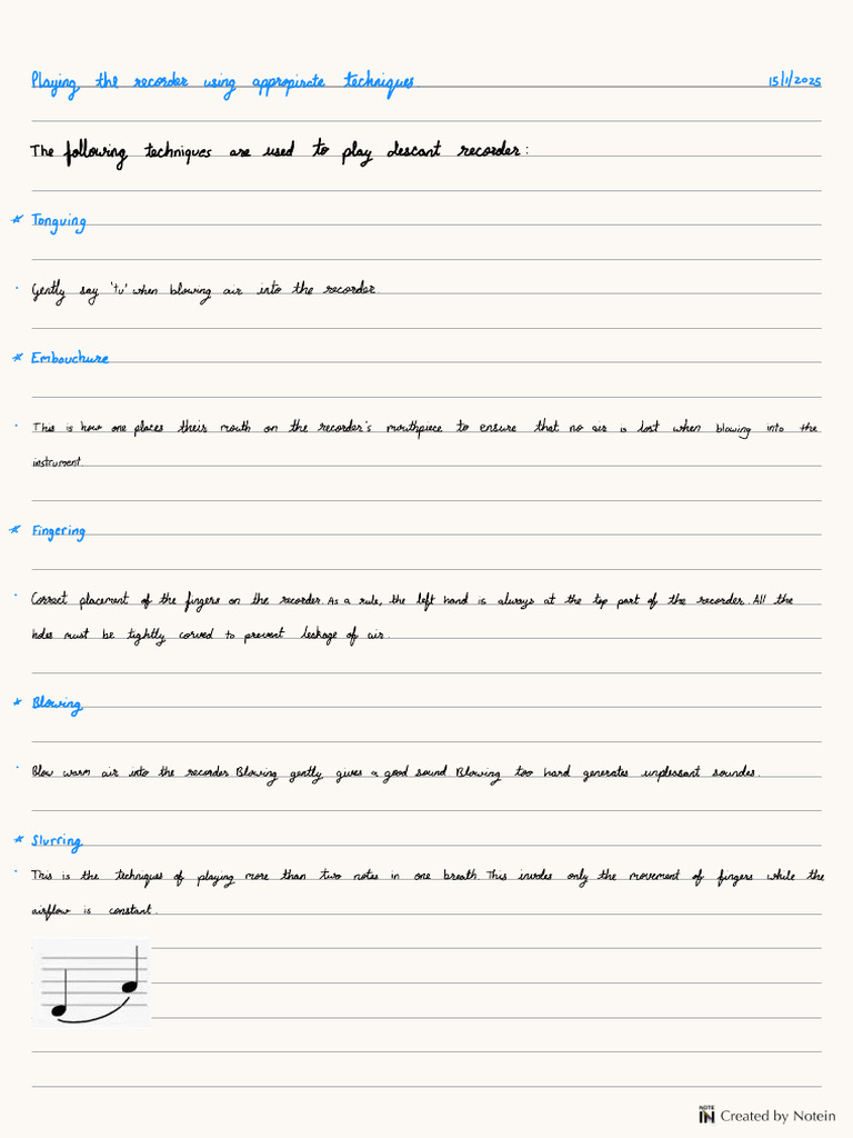 Art Notes 15 - 1 - 2025 | PDF