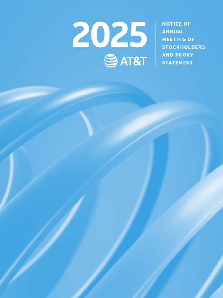 AT&T 2025 Proxy Statement Overview | PDF | Proxy Voting | Board Of Directors