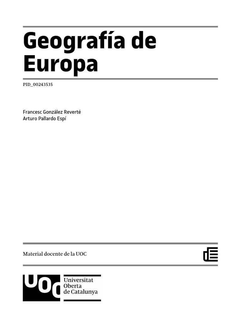 Geo de Europ | PDF