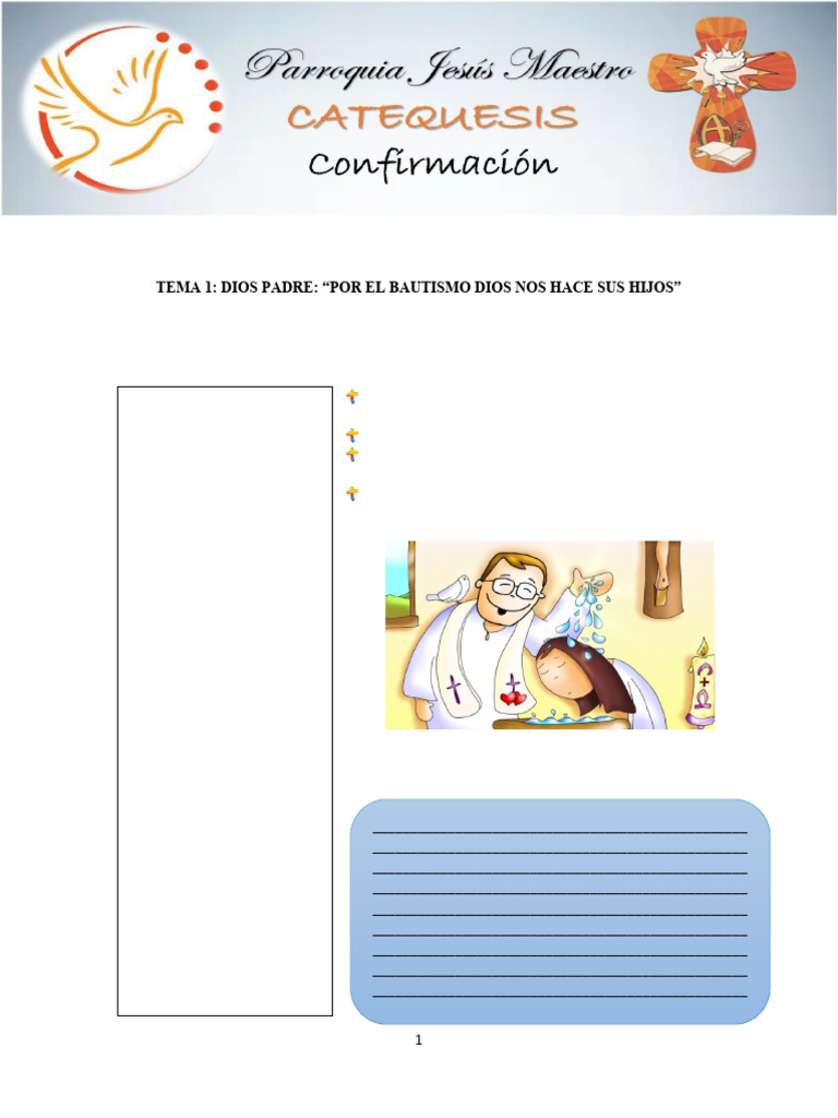 Significado del Bautismo en la Fe Cristiana | PDF | Bautismo | eucaristía