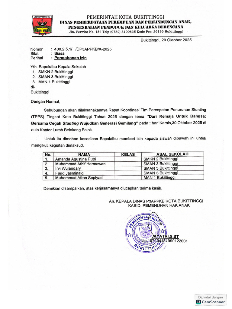 Surat Izin FORDA | PDF