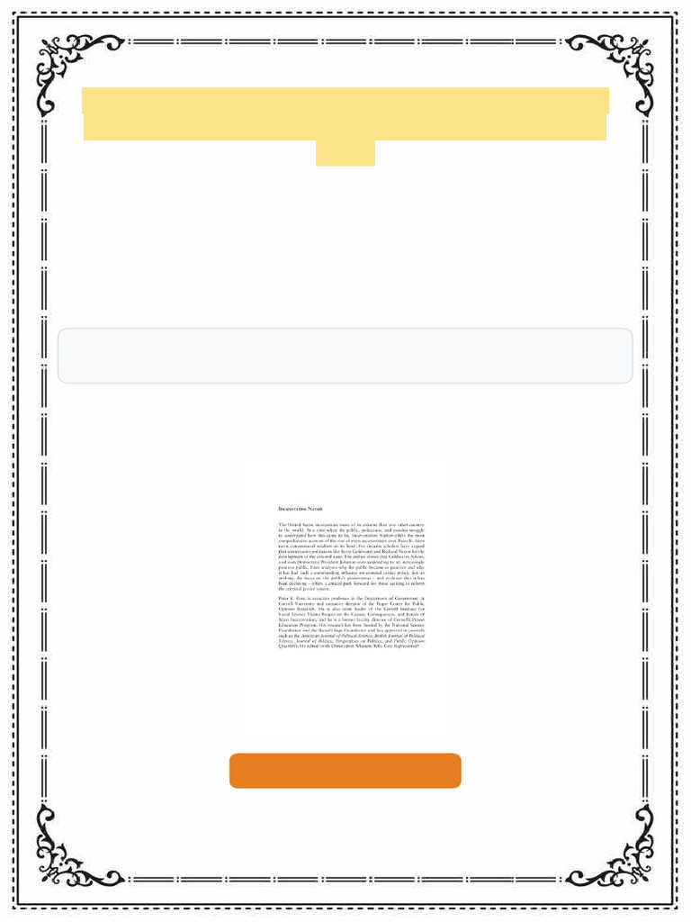 Incarceration Nation How the United States Became the Most Punitive ...