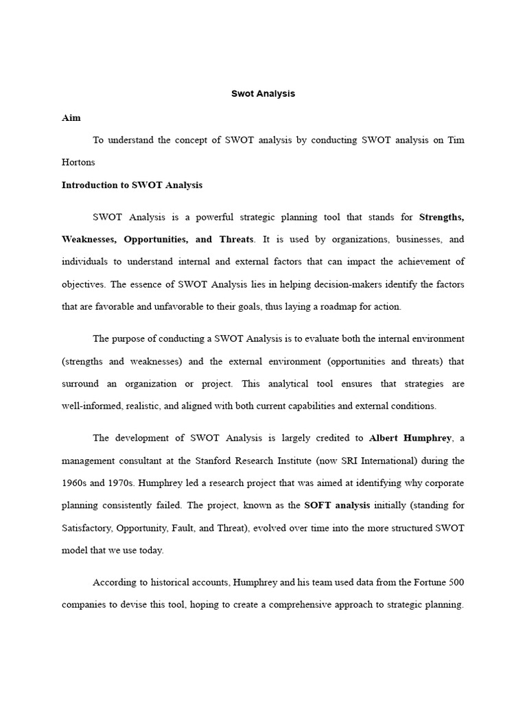 Swot Analysis.pdf | PDF | Swot Analysis | Economies