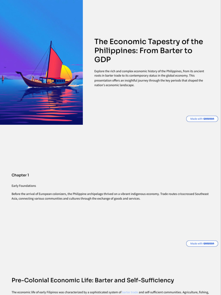 Philippines Economic History Overview | PDF | Philippines | Economy Of ...
