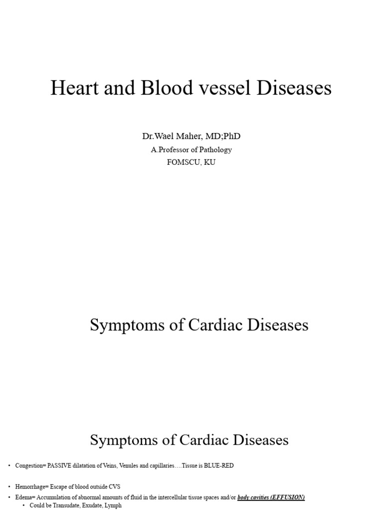 1 - Heart and Blood Vessel Diseases | PDF | Atherosclerosis | Atheroma