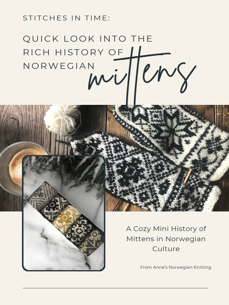 Norwegian Mittens: History & Patterns | PDF | Knitting | Needlework