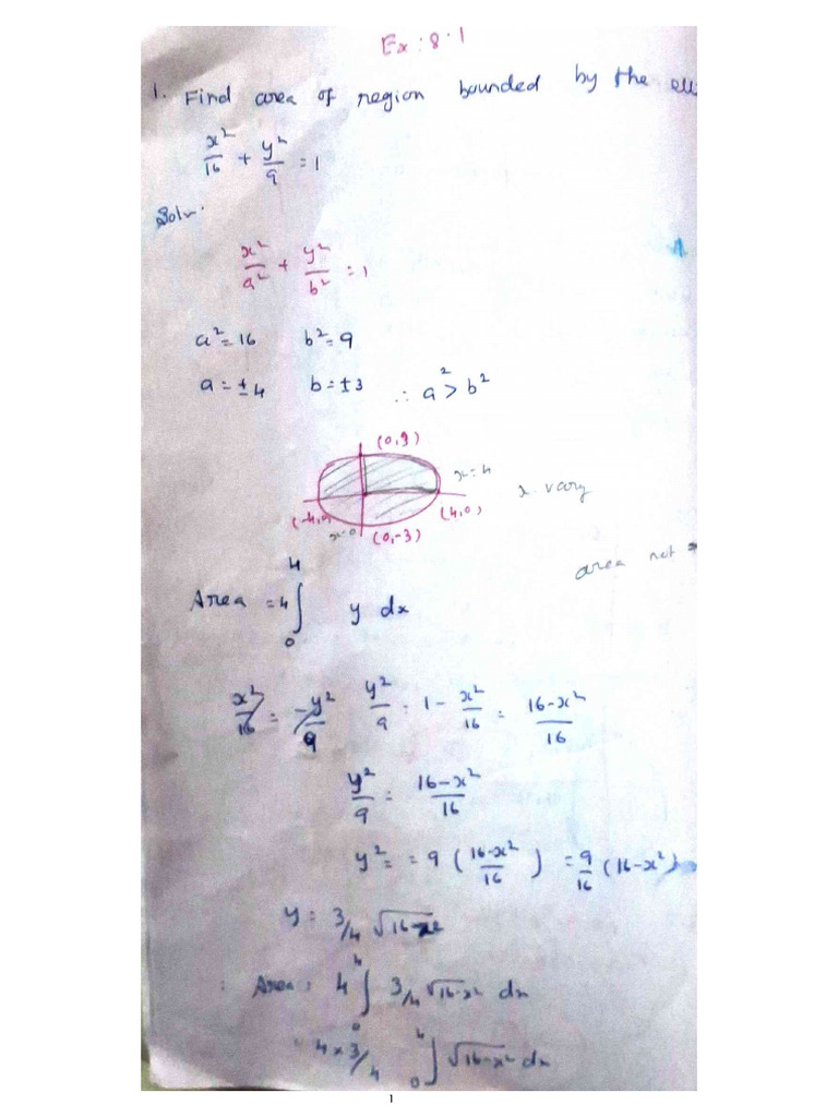 Application of Integrals | PDF