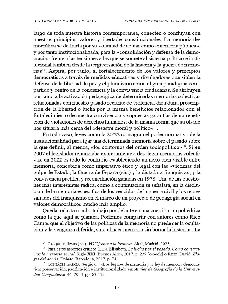 Historia y memoria de la viole en CLM-cepc-25 [V. publicada] 15 | PDF | Ciencias Políticas