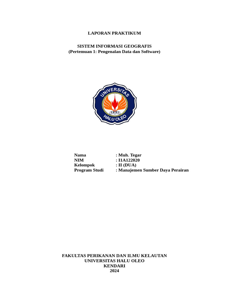 Laporan SIG Muh. Tegar | PDF