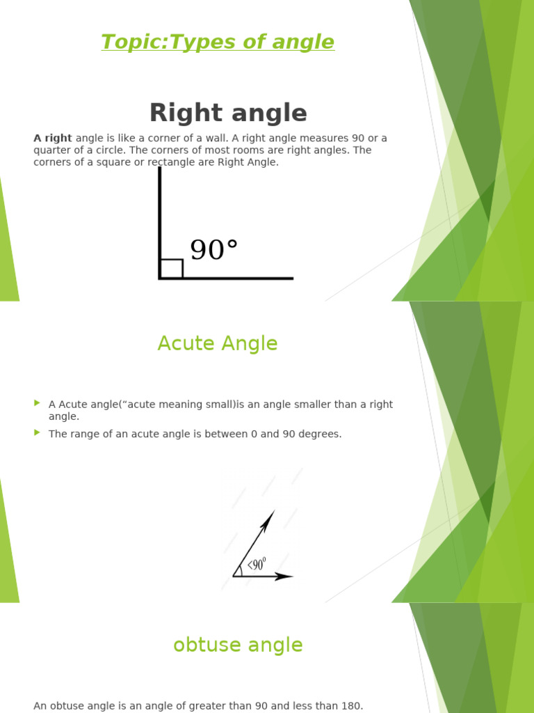 Types of Angle | PDF