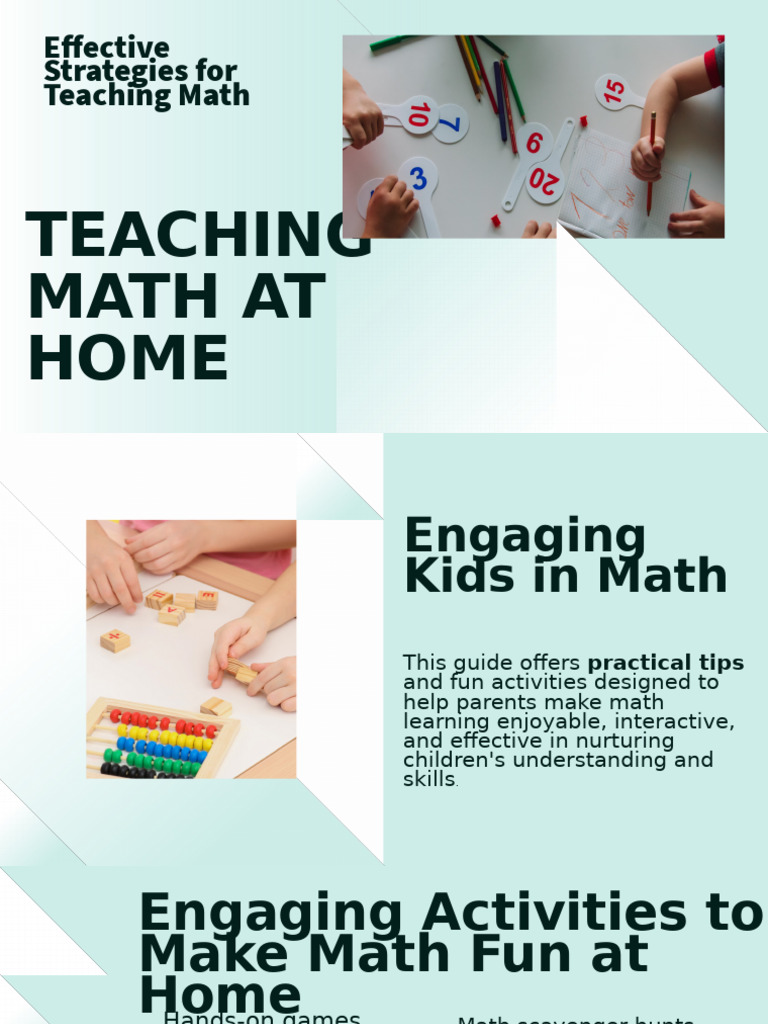 Presentation - Teaching Math at Home - 20250902 - 224434 - 0000 | PDF
