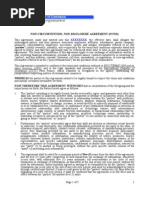 NCND Sample | PDF | Non Disclosure Agreement | Government