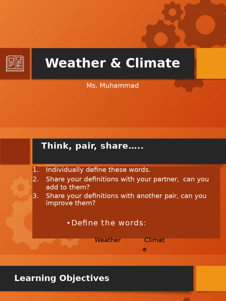 Understanding Weather and Climate Elements | PDF | Humidity | Water Vapor