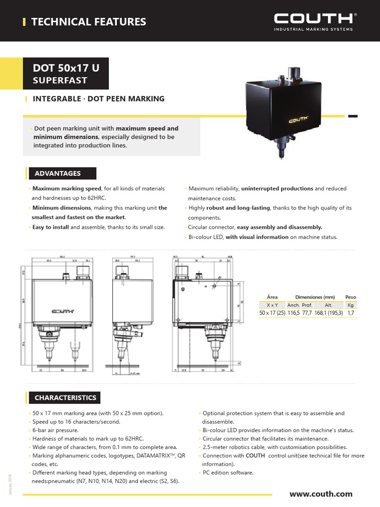 Integrable Dot Peen Marking Machine | PDF | Manufactured Goods ...