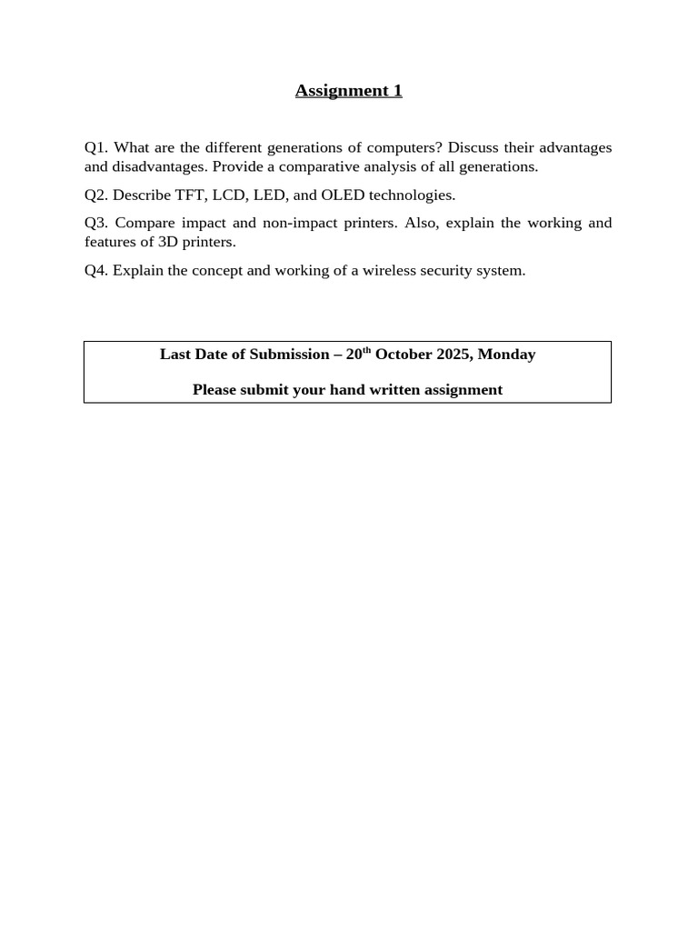 Assignment 1 3 | PDF