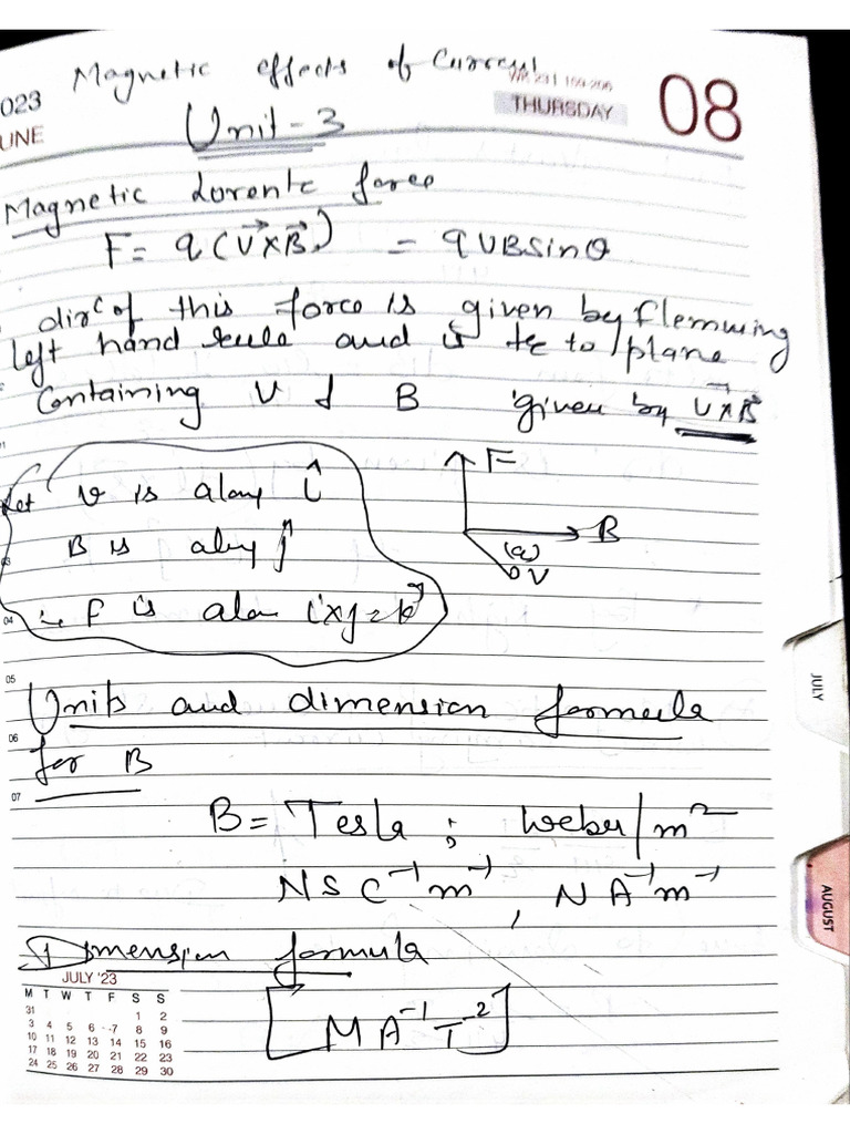 Unit 3 Formula Sheet | PDF