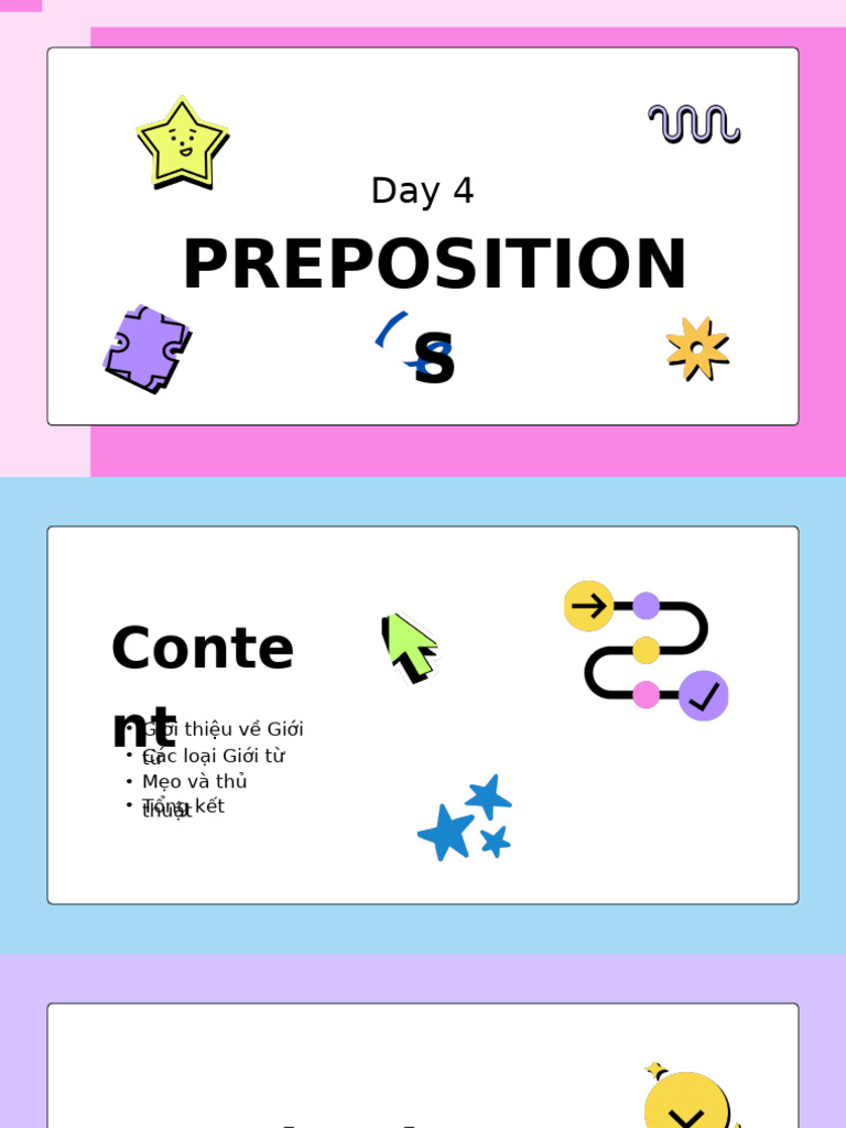 Day 4 - Prepositions | PDF