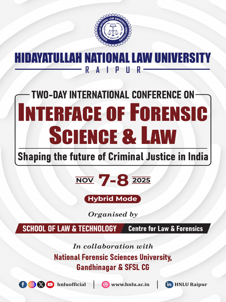 Brochure - International Conference On Interface of Forensic Science ...