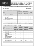 Class X - Sample Question Papers - Information Technology - Cbse Code ...