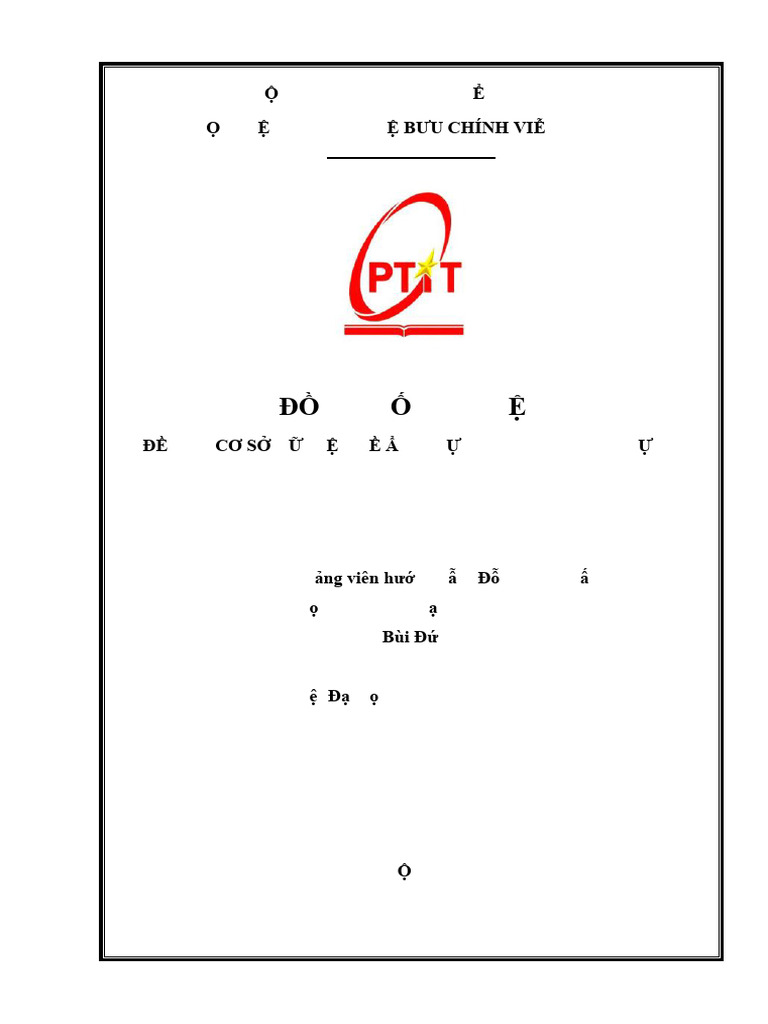 Bia Bao Cao Do An | PDF