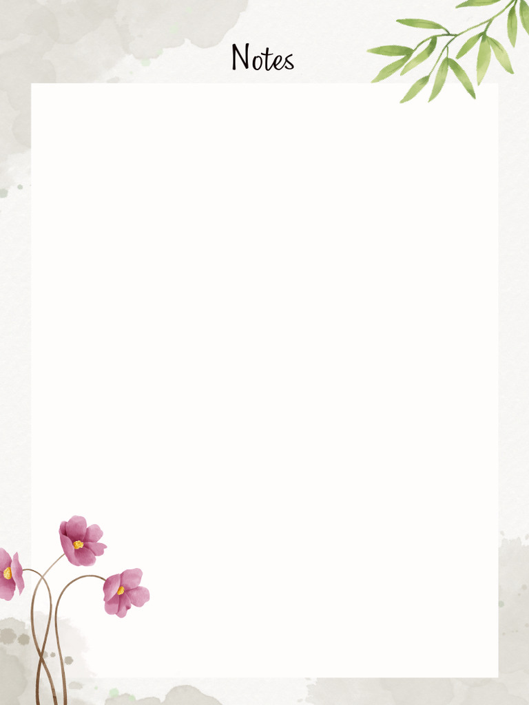 White Elegant Aesthetic Notes Background Poster - 20251031 - 211224 ...