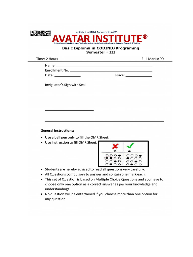 C Programing MCQ 90 Marks | PDF | Pointer (Computer Programming) | C (Programming Language)