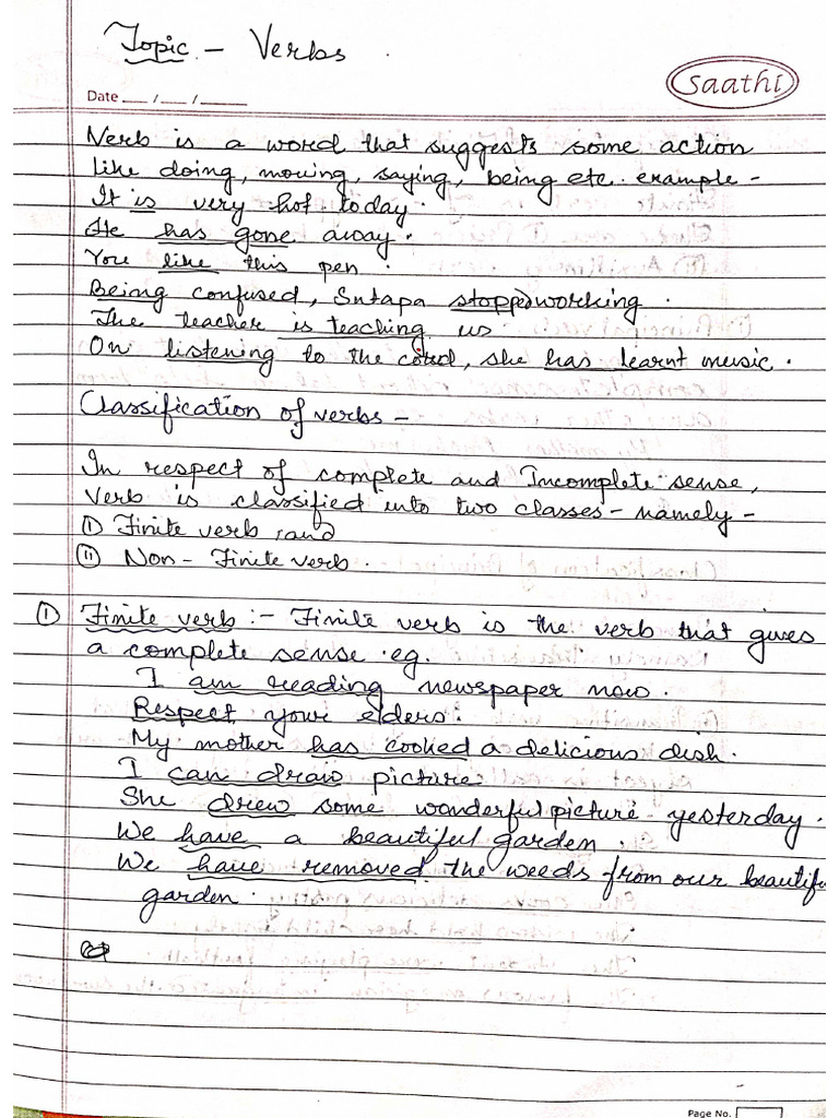 Verb... (Sunil Sir) | PDF