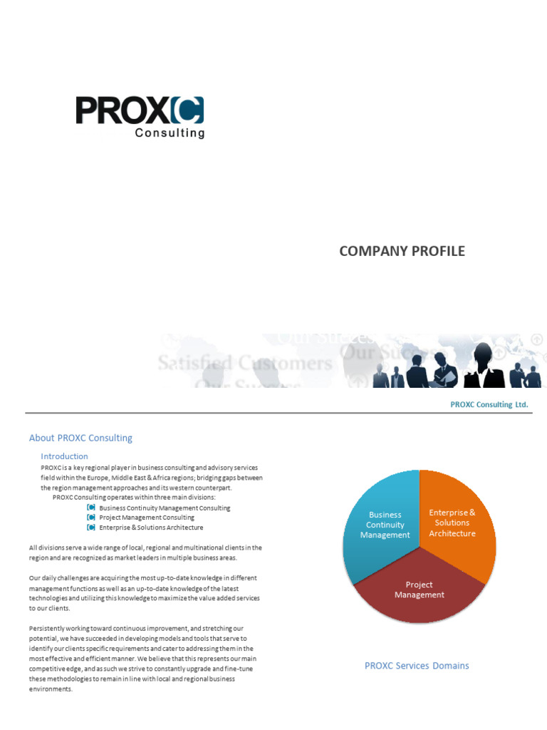 PROXC Consulting - Company Profile | PDF | Project Management ...