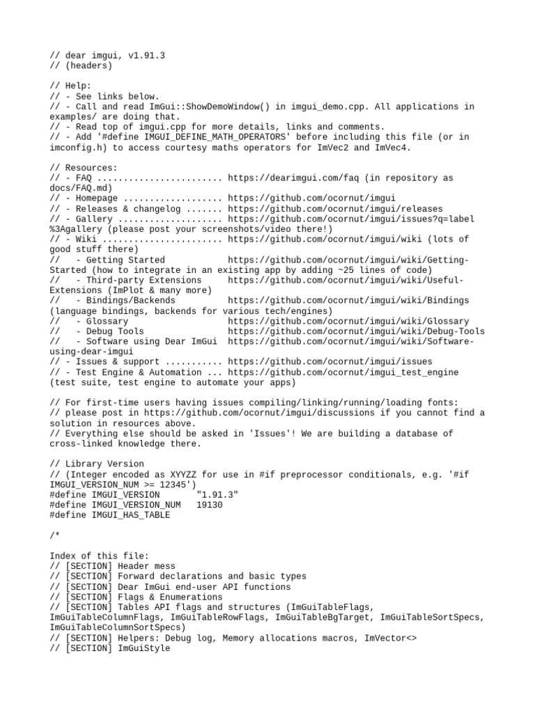 Imgui | PDF | Pointer (Computer Programming) | Computer Data