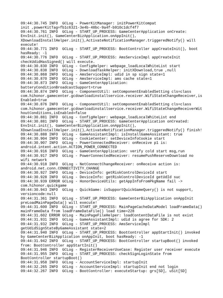 Stickman Party Initialization Log | PDF | Communications Protocols ...