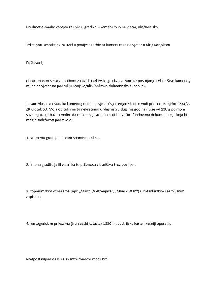 Dopis | PDF