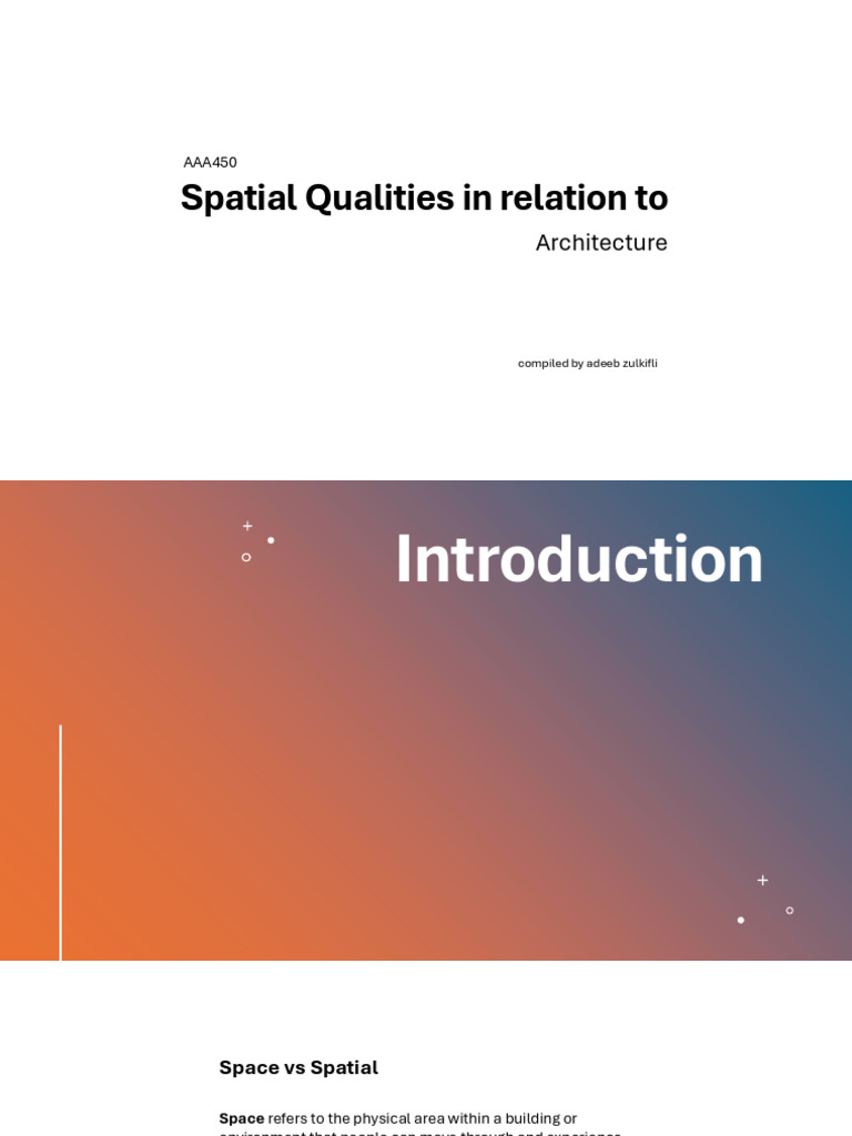 Spatial Qualities in Relation to Mood and Emotion | PDF | Space