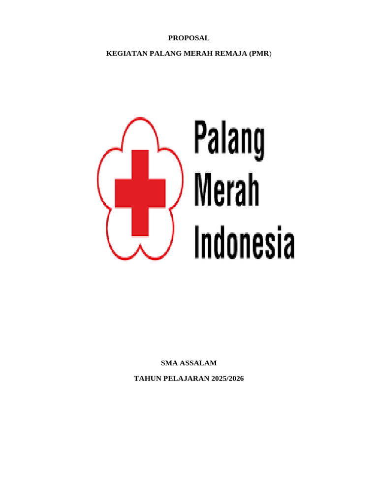 Proposal Kegiatan Donor Darah PMR SMA | PDF