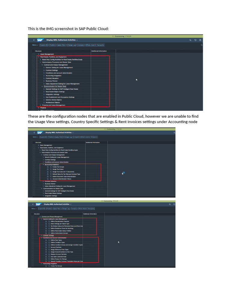 Functions Unavailable in SAP Public Cloud For REFX | PDF