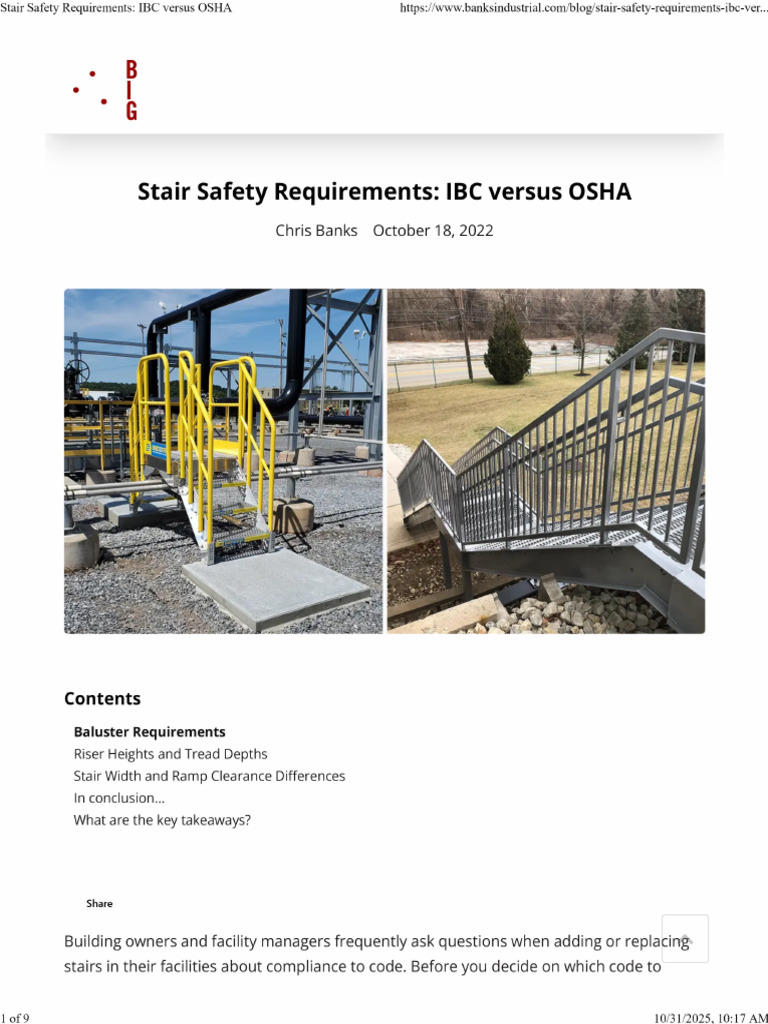 Ibc Vs Osha Article | PDF
