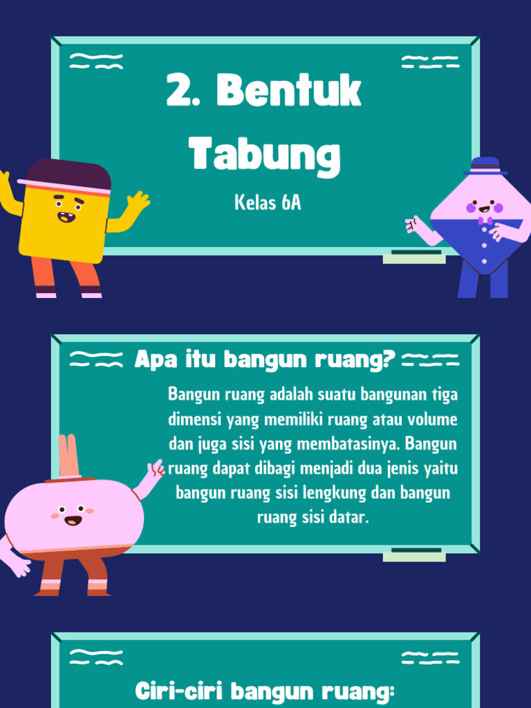 Ciri-Ciri dan Bentuk Tabung dalam Geometri | PDF