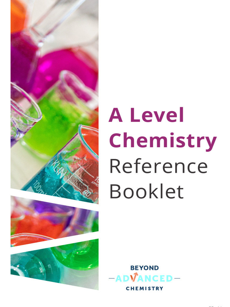 A Level Chemistry Reference Guide | PDF | Mole (Unit) | Litre