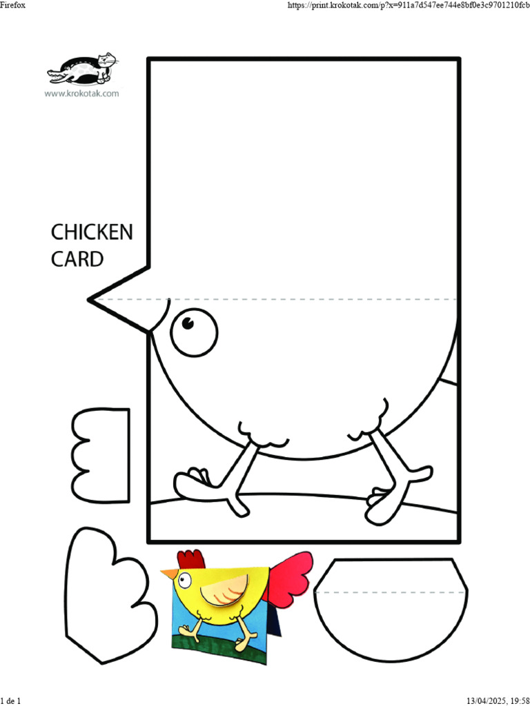 Chicken Card | PDF