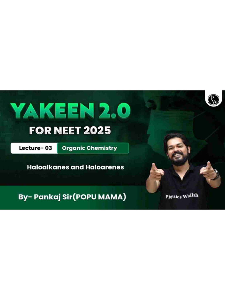 Haloalk From Lec 3 To 6&9 | PDF