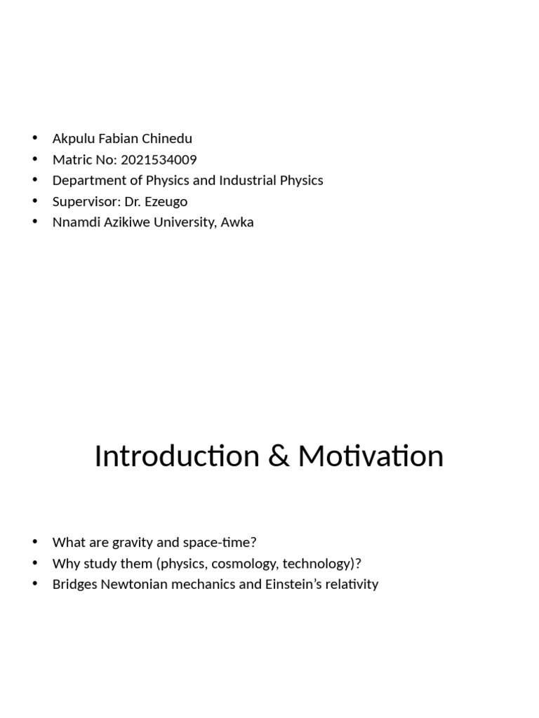 Understanding Gravity and Space-Time | PDF | General Relativity | Gravity