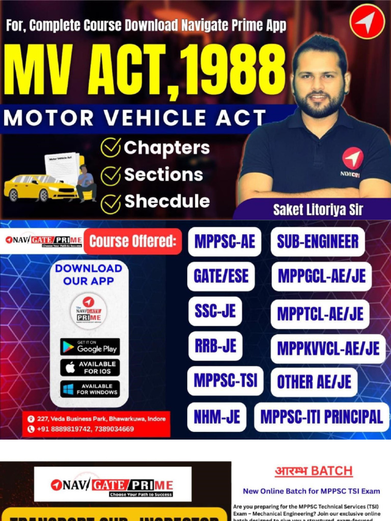 MV Act India-02 | PDF