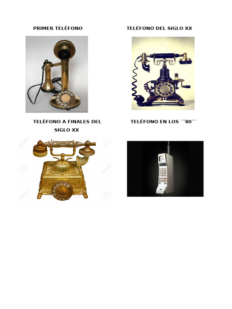 Evolución Del Teléfono | PDF
