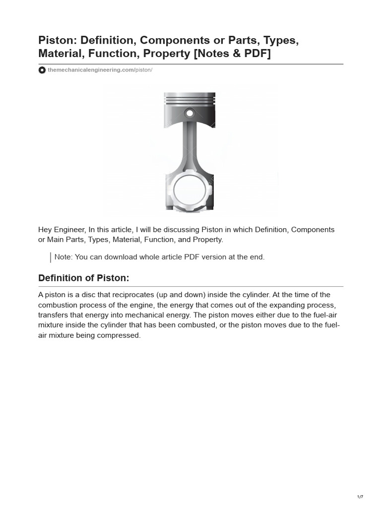 Themechanicalengineering.com-Piston_ Definition, Components or Parts ...