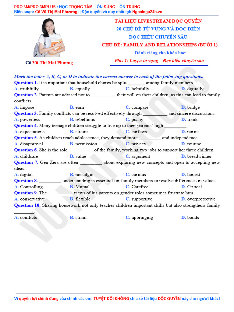 84152636 1759805333140 Co Vu Mai Phuong Tu Vung Doc Dien Doc Hieu Chuyen Sau Chu de Family and ...