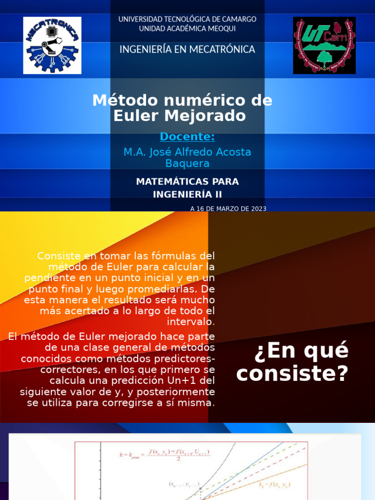 METODO DE EULER MEJORADO | PDF
