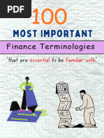Essential 100 Finance Terms Explained | PDF | Business
