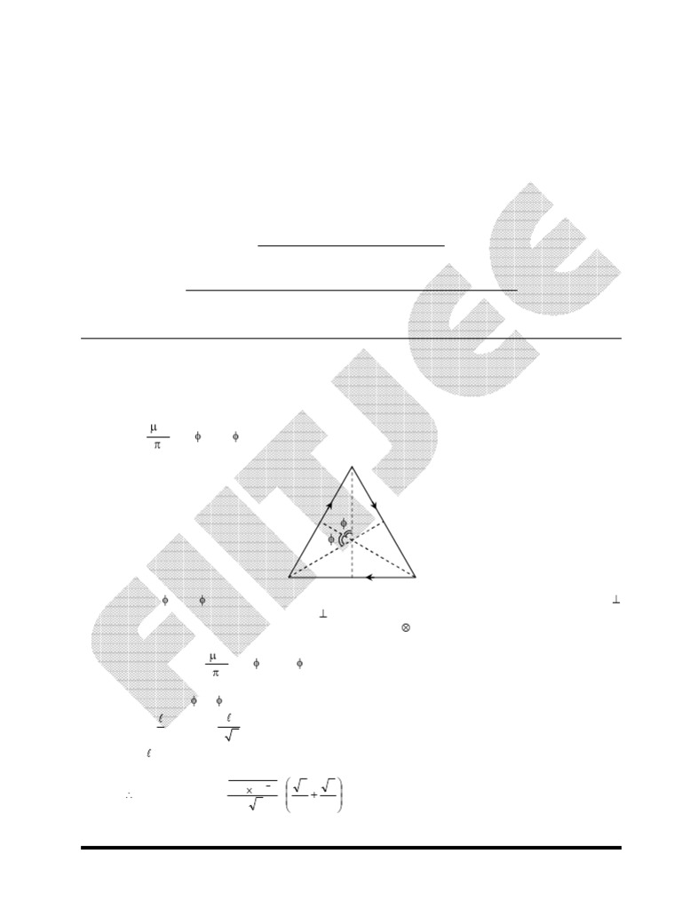 Aits 2425 CRT I Jeea Paper 2 Sol | PDF | Euclidean Geometry | Physics