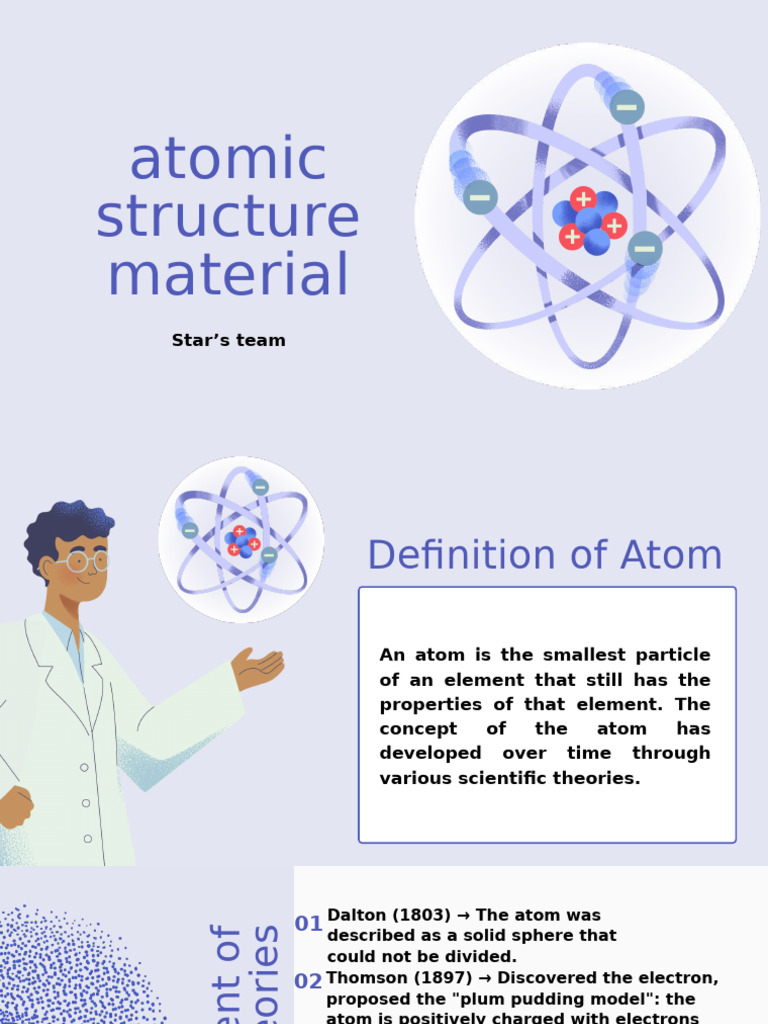 Atomic Structure Material | PDF | Atoms | Atomic Orbital